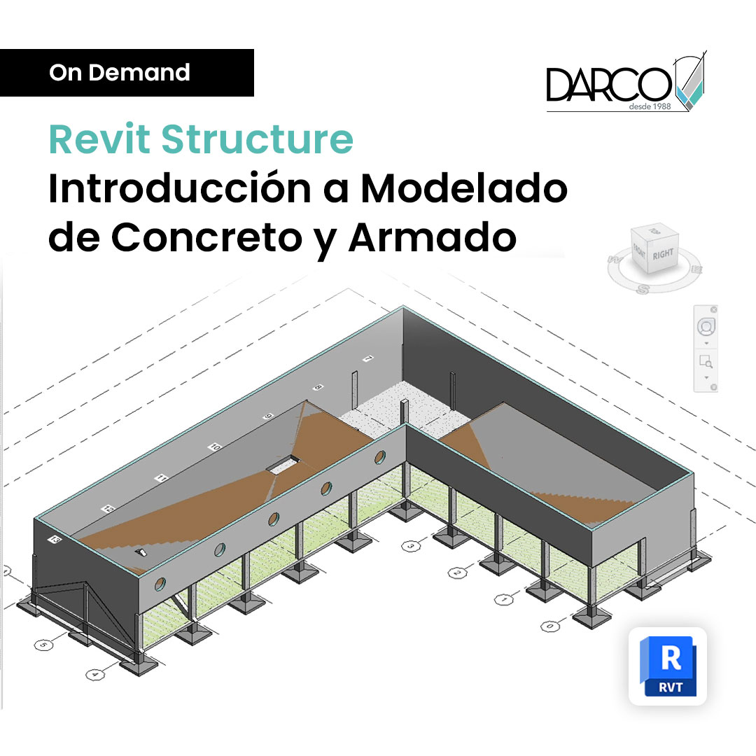 Revit Structure, introducción a modelado de concreto y armado - Darco